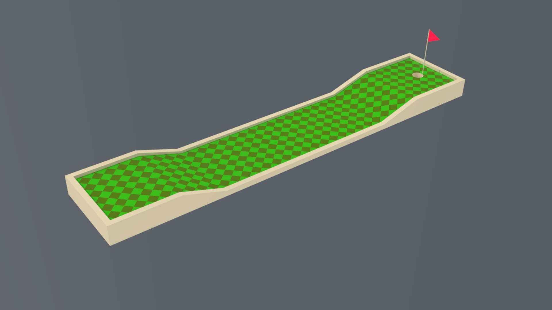 3d Mini Golf Course 3 Model