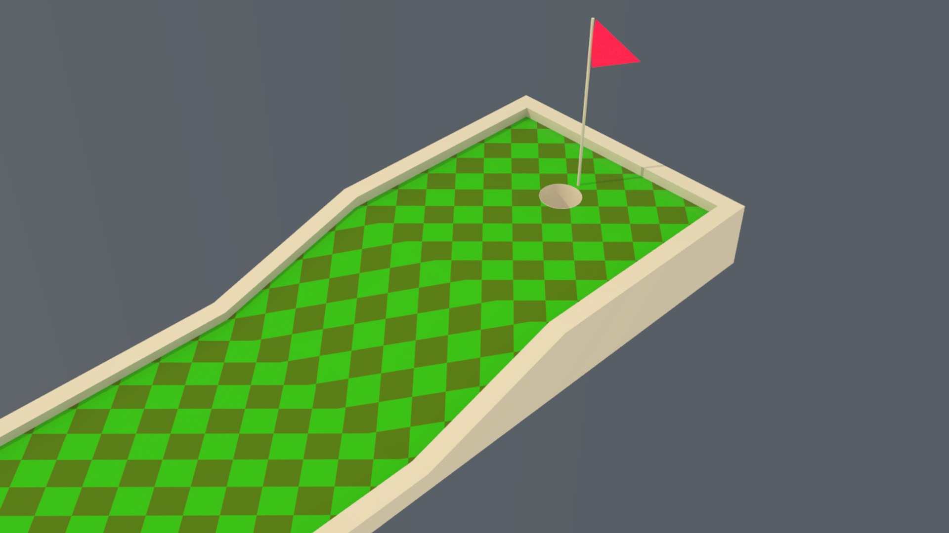 3d Mini Golf Course 3 Model