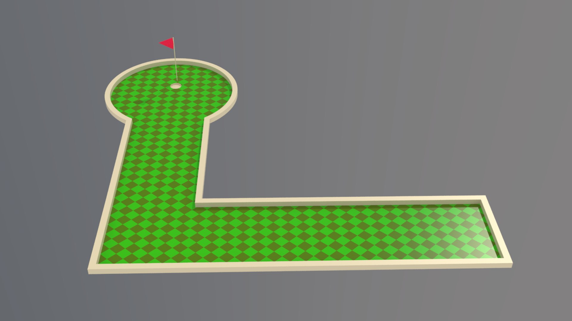 3d Mini Golf Course 3 Model