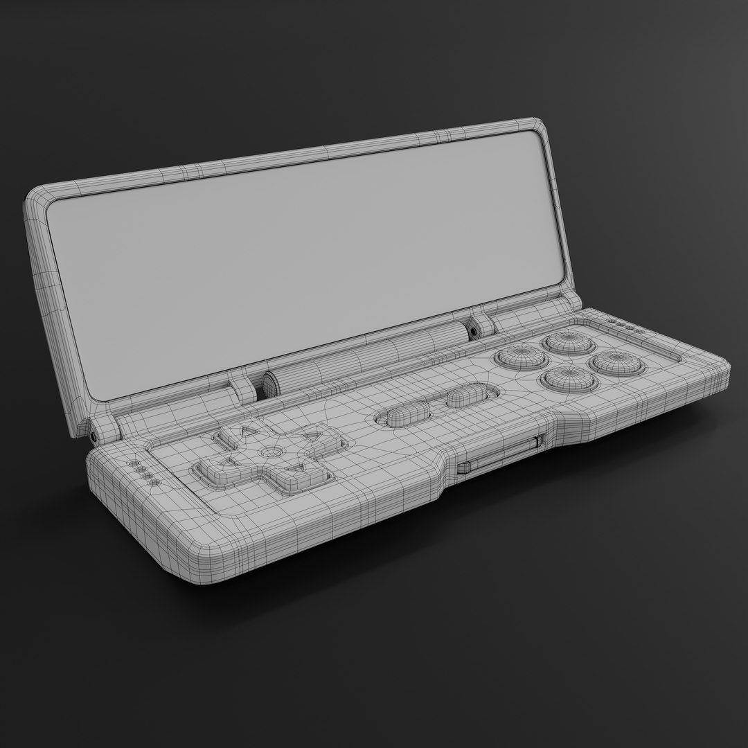 3D Retro Handheld Gaming Console Model - TurboSquid 2205013