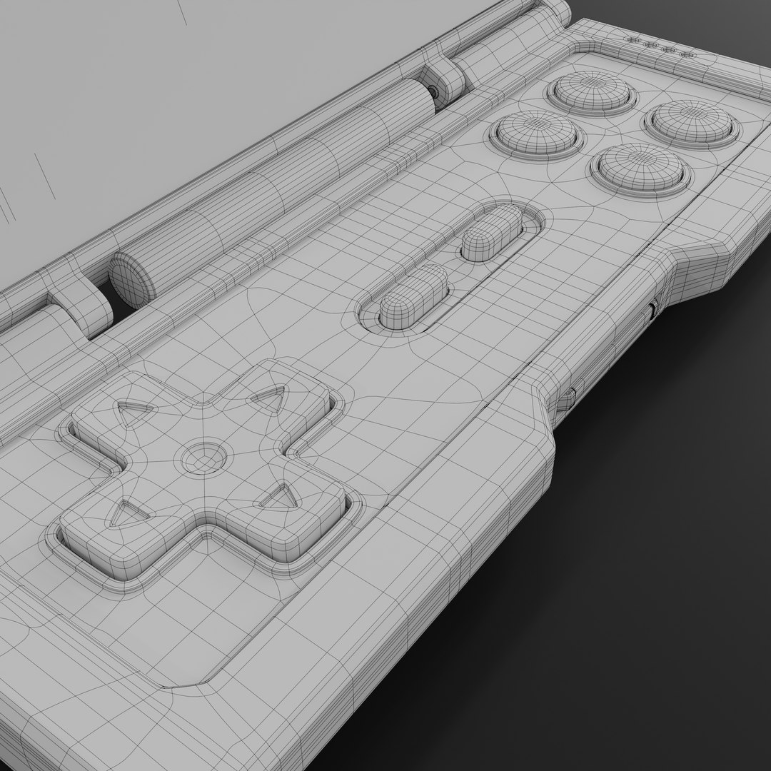 3D Retro Handheld Gaming Console Model - TurboSquid 2205013