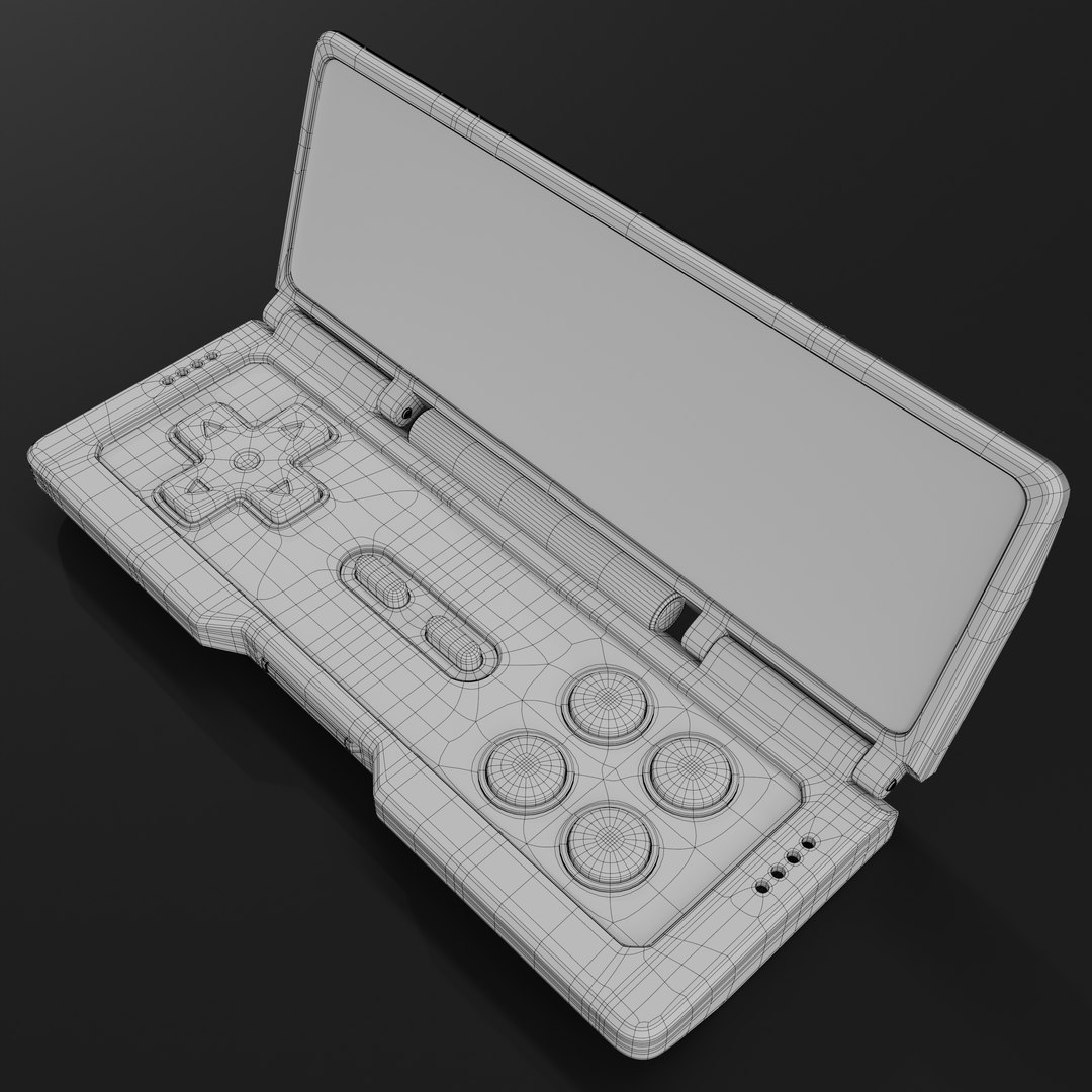 3D Retro Handheld Gaming Console Model - TurboSquid 2205013
