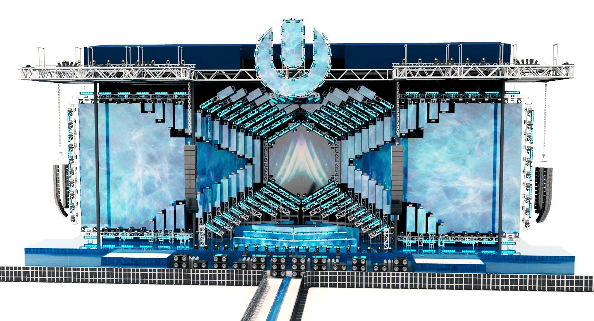Music Festival Miami 2018 3D Model - TurboSquid 1319410