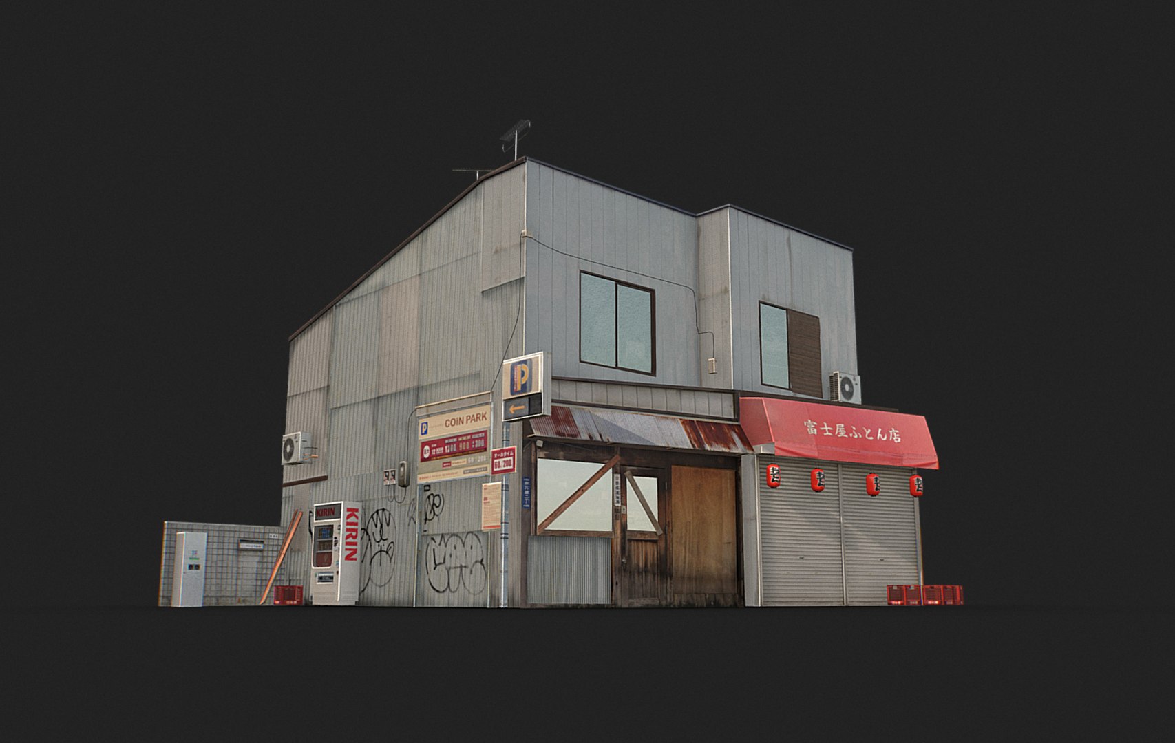 9 Photorealistic Tokyo Buildings Collection 3D - TurboSquid 2149284