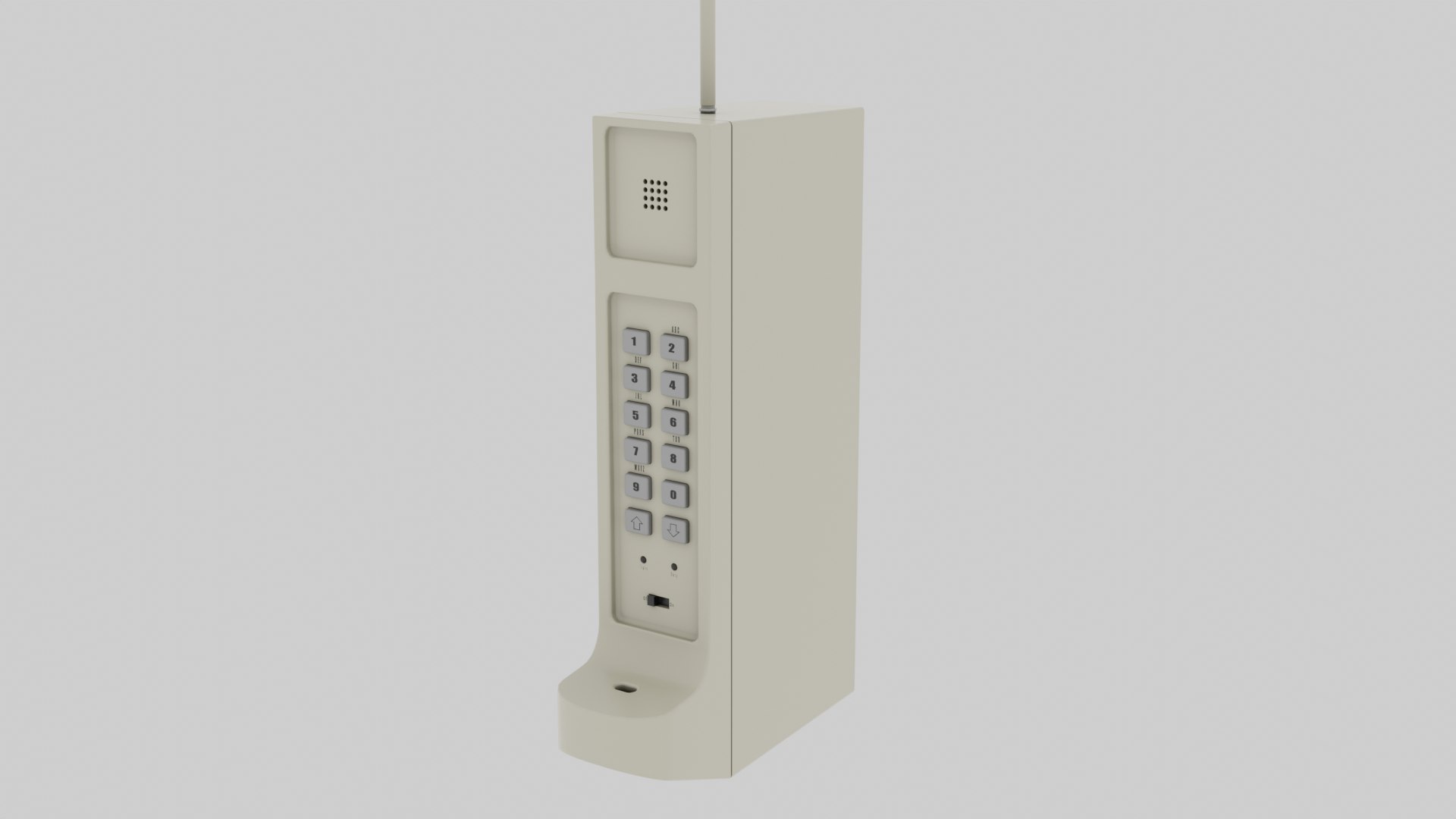 Vintage Cell Phone Model - TurboSquid 1943084
