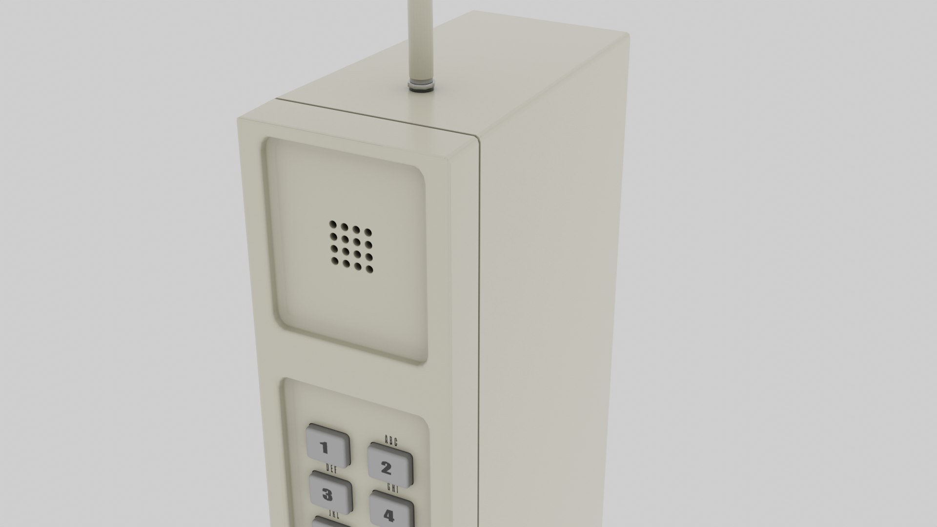 Vintage Cell Phone Model - TurboSquid 1943084