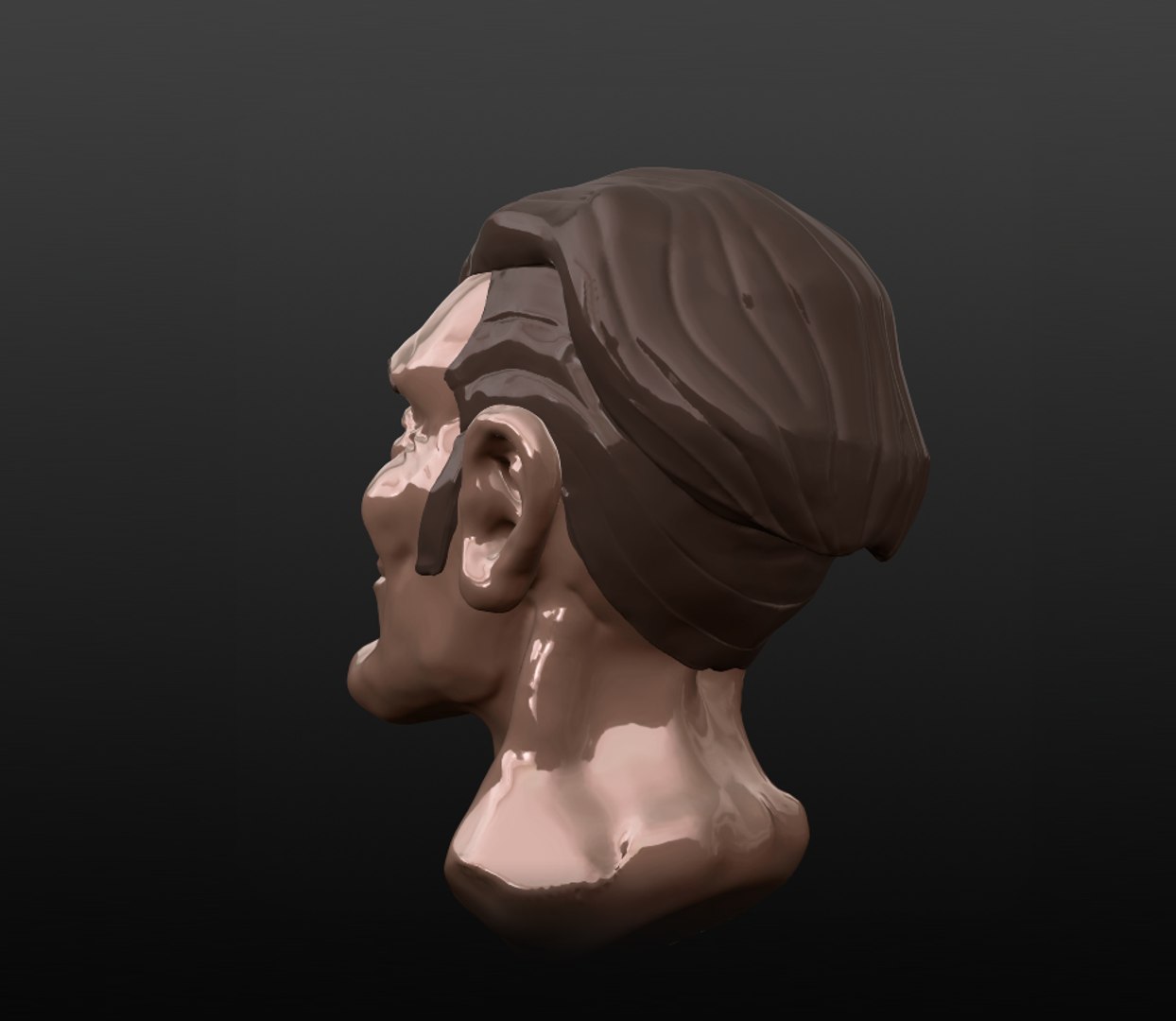 Cartoon Astronaut Head 3D Model - TurboSquid 1364514