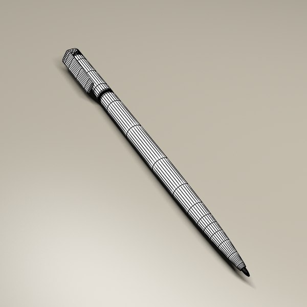 3d model ballpoint pen