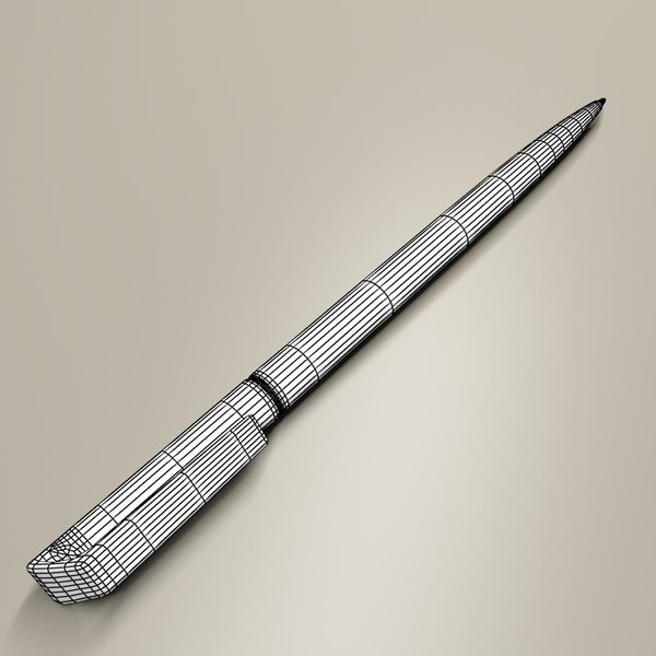 3d model ballpoint pen