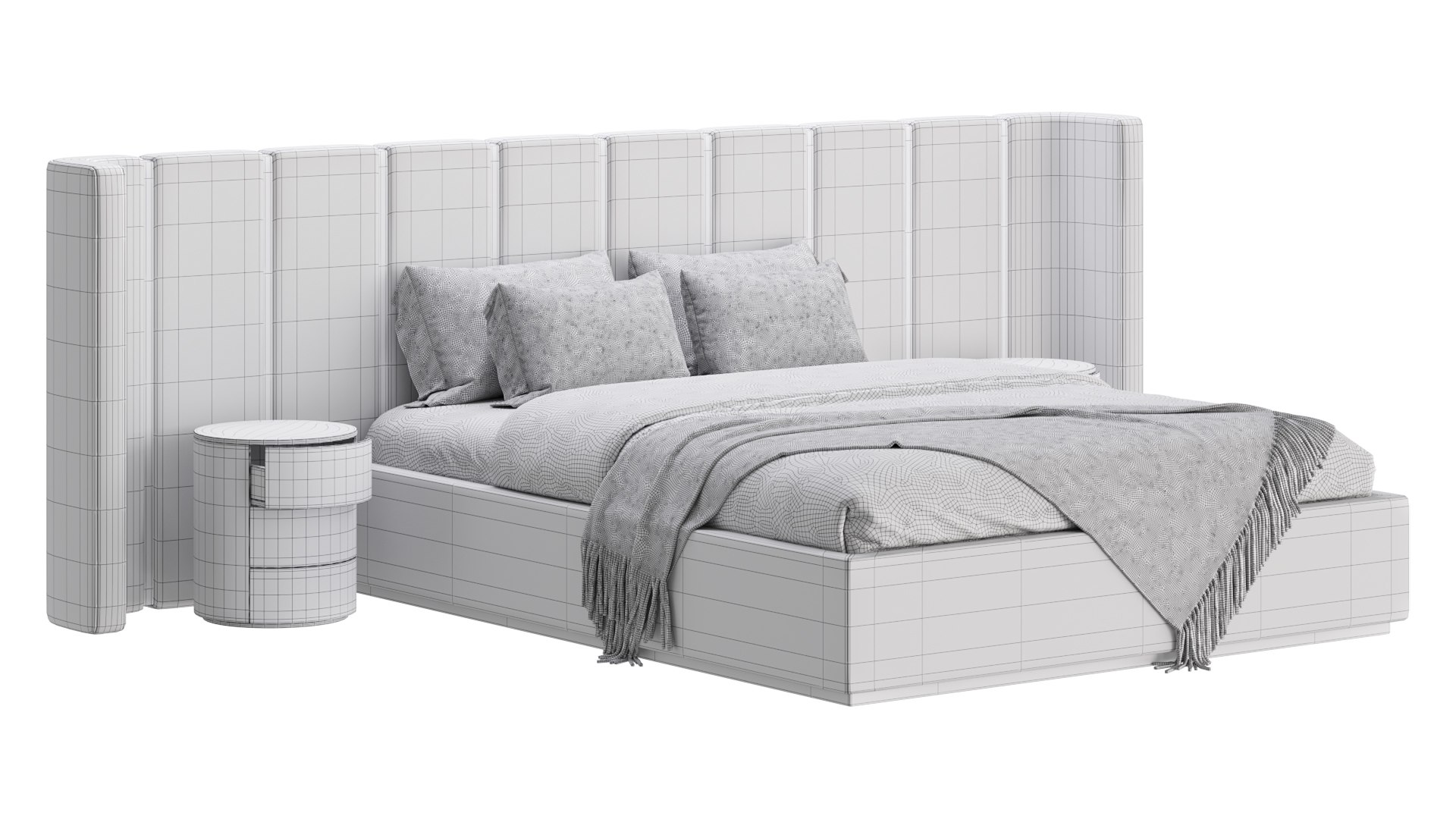 Collins Bed 3D Model - TurboSquid 2191359