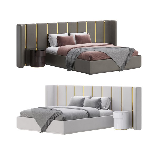 modelo 3d cama collins - TurboSquid 2191359
