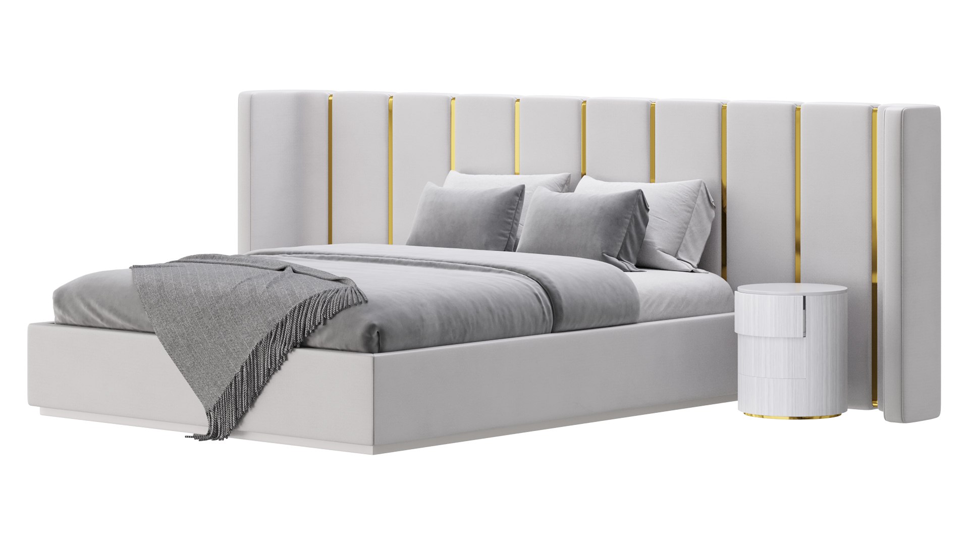 Collins Bed 3D Model - TurboSquid 2191359