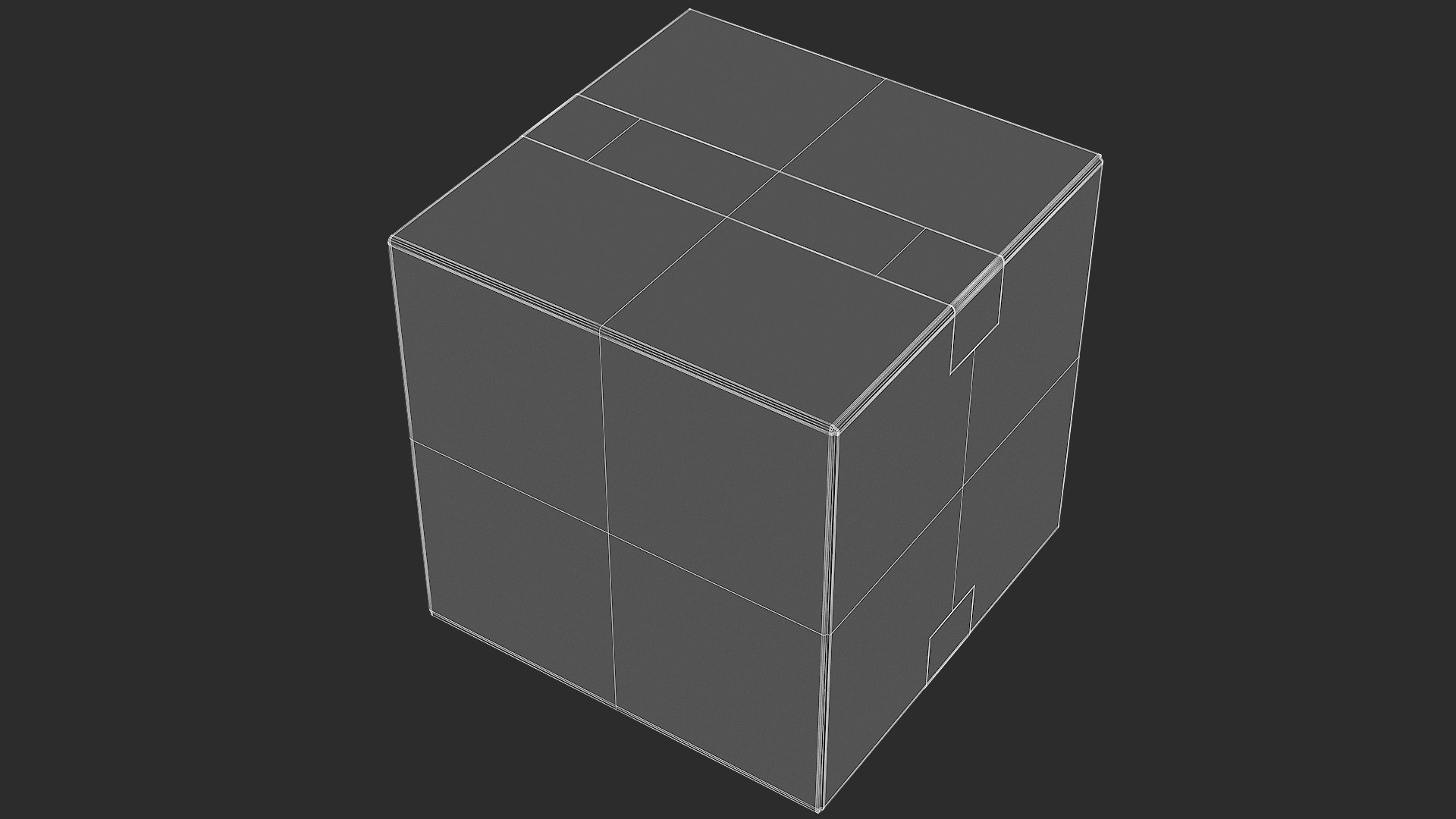 3D Cardboard Box 1 Closed Simple model - TurboSquid 2175837