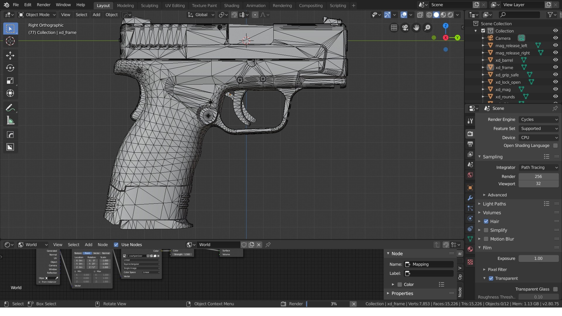 XD-9 3D Model - TurboSquid 2073977