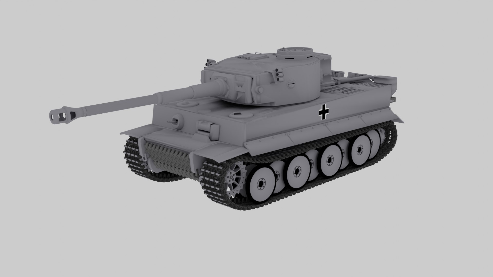 3D German WW2 Tiger Tank Model - TurboSquid 1884158