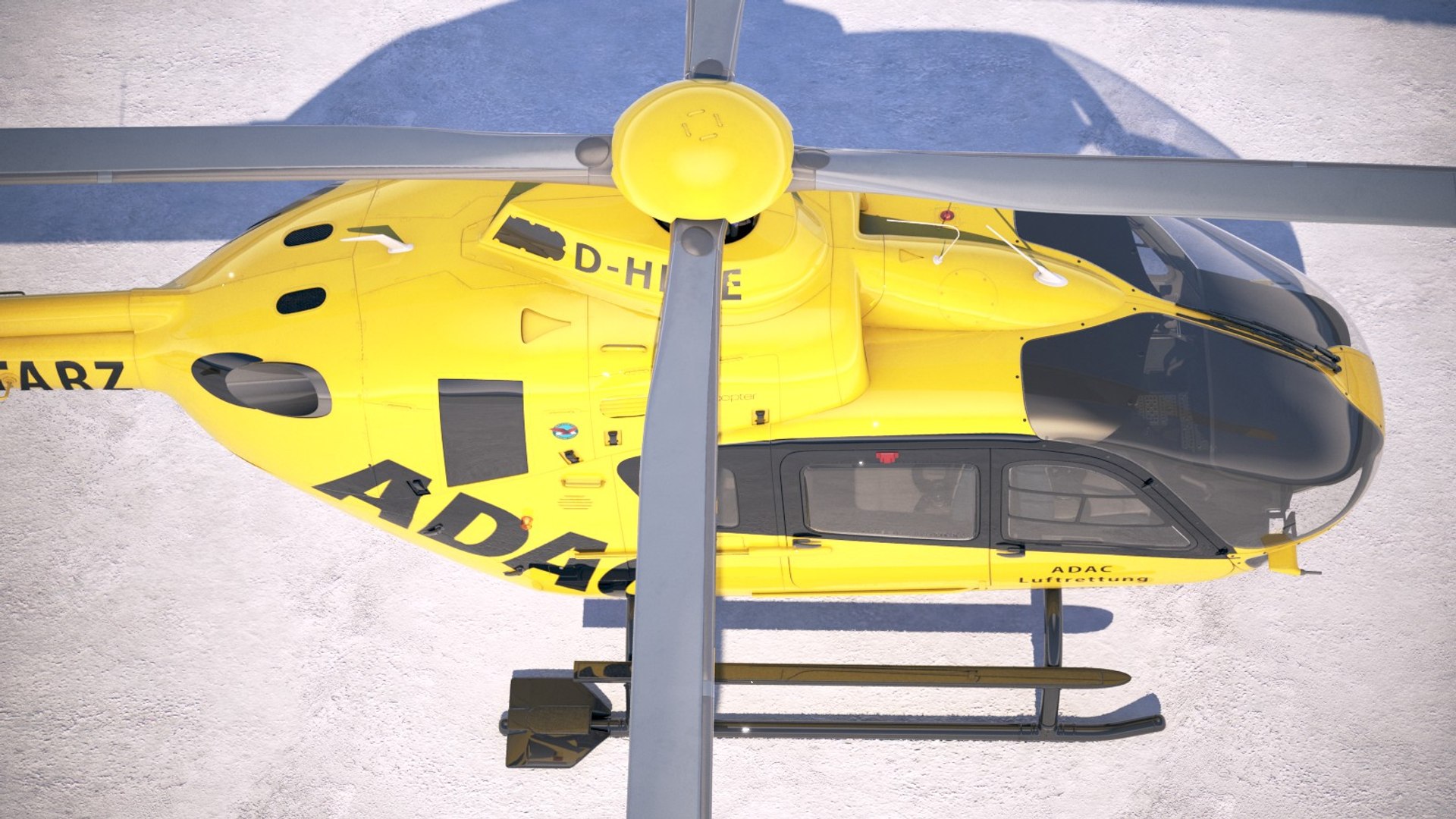 3D Model Adac Eurocopter Ec135 - TurboSquid 1172948