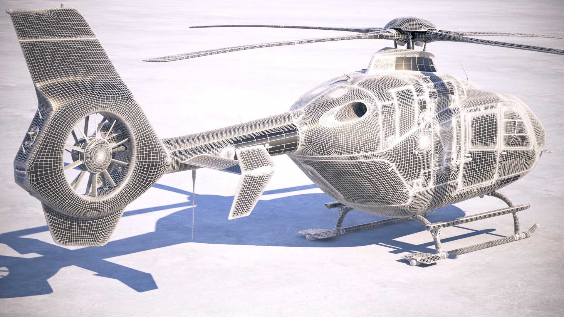 3D Model Adac Eurocopter Ec135 - TurboSquid 1172948