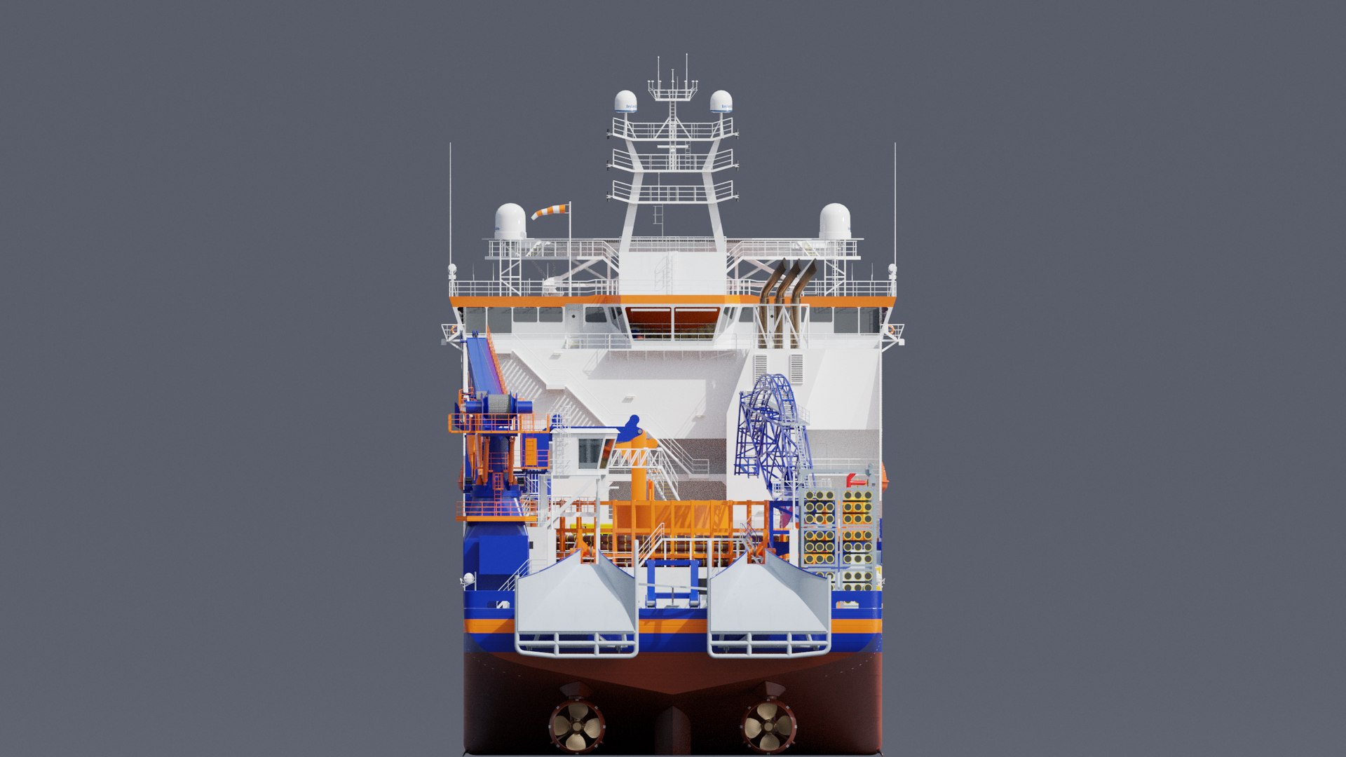 3D Cable Layer Vessel - TurboSquid 2291421