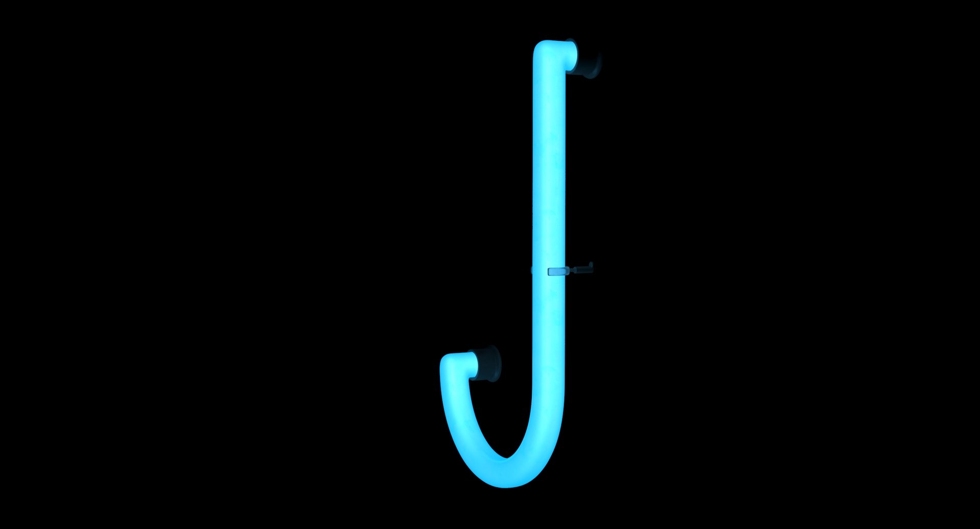 Neon Letter J Alphabet 3D Model - TurboSquid 1628875