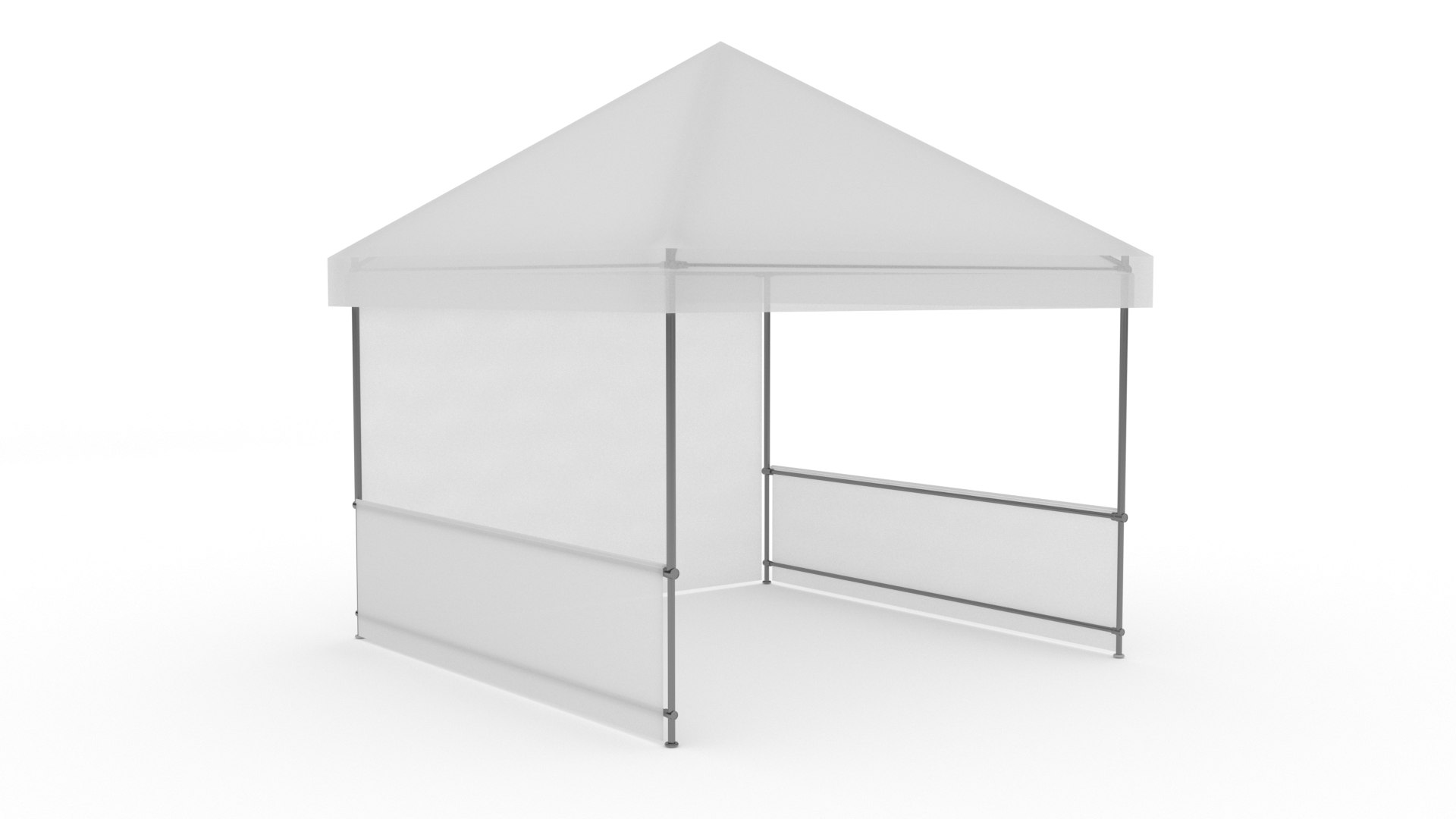 3D Event Tent 4x4 Low-poly - TurboSquid 2066021