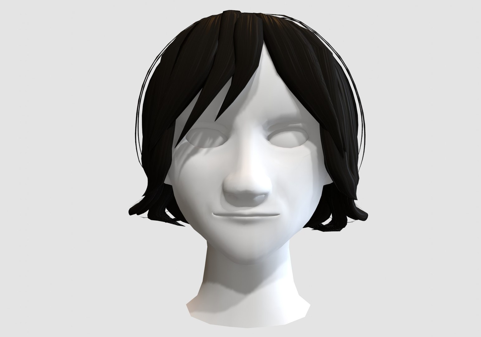 3D model male bangs hairstyle - TurboSquid 1922843