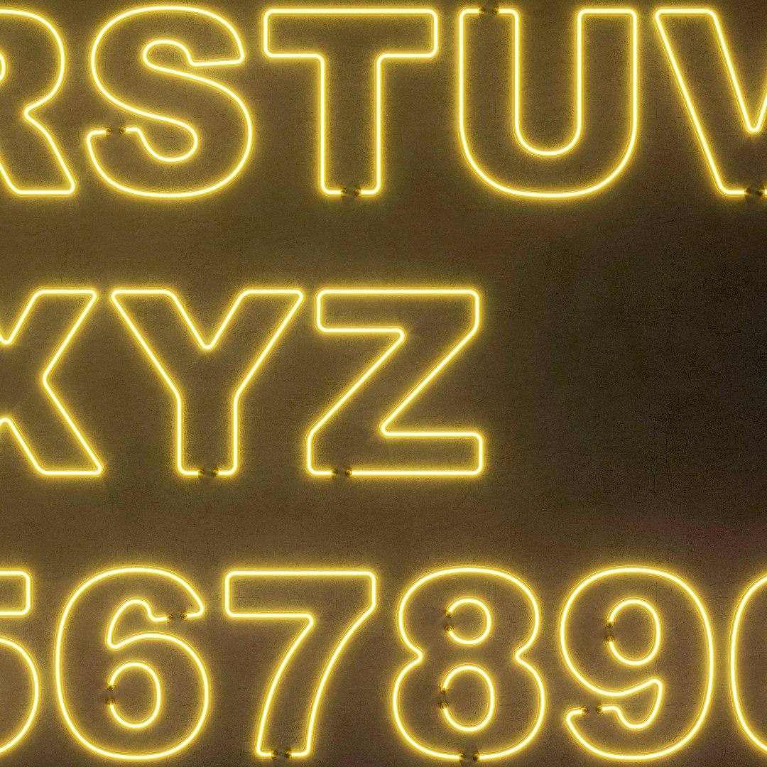 3D Light Modules Set 80 Neon Alphabet - TurboSquid 1798976