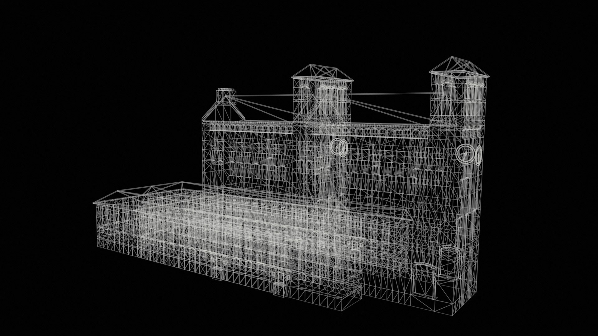 German Barracks Game Ready PBR With LODs 3D Model - TurboSquid 2365102