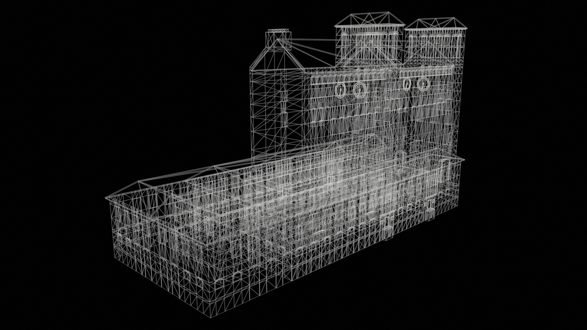 German Barracks Game Ready PBR With LODs 3D Model - TurboSquid 2365102