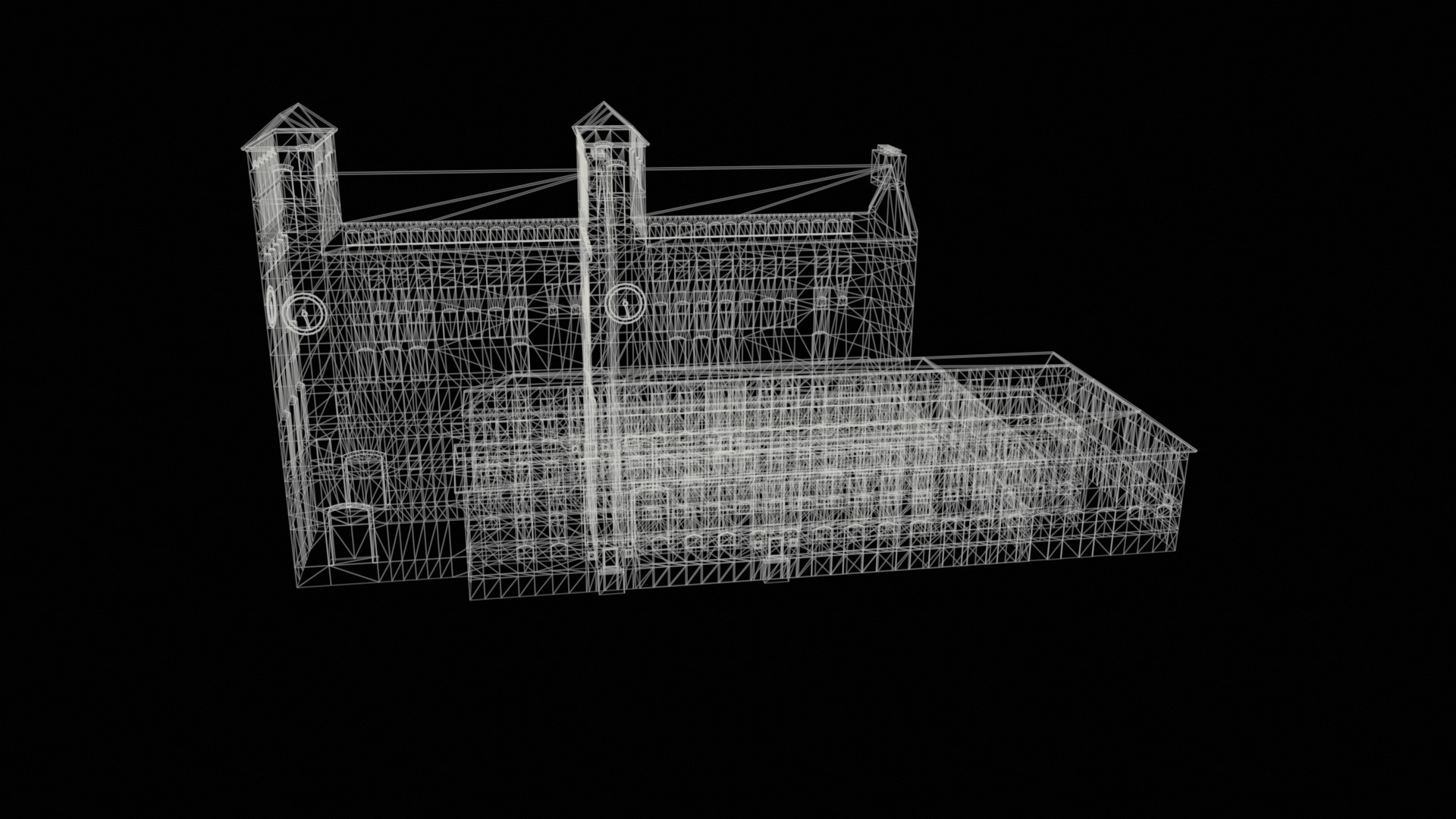 German Barracks Game Ready PBR With LODs 3D Model - TurboSquid 2365102