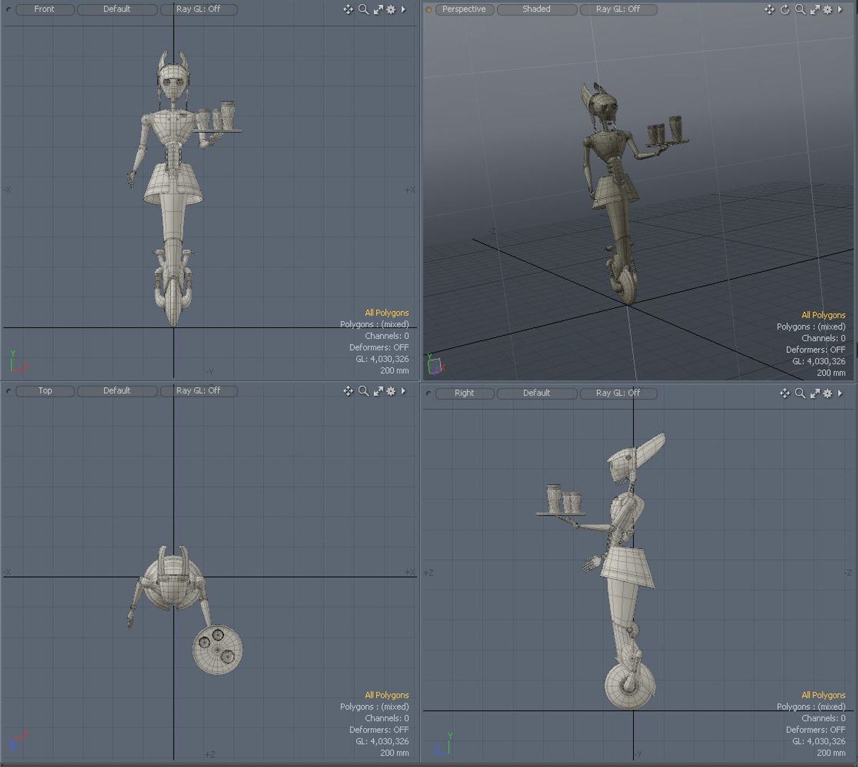 Star Wars Wa-7 Waitress 3D Model - TurboSquid 1193595