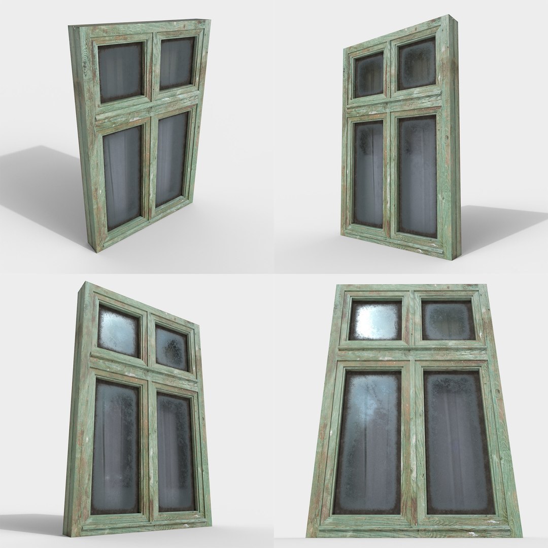 4 Windows Different Pbr 3D Model - TurboSquid 1669415