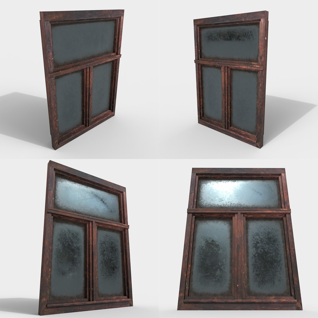 4 Windows Different Pbr 3D Model - TurboSquid 1669415
