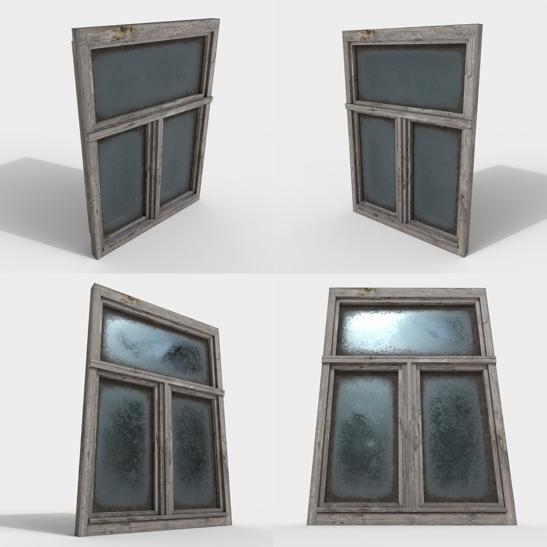 4 Windows Different Pbr 3D Model - TurboSquid 1669415