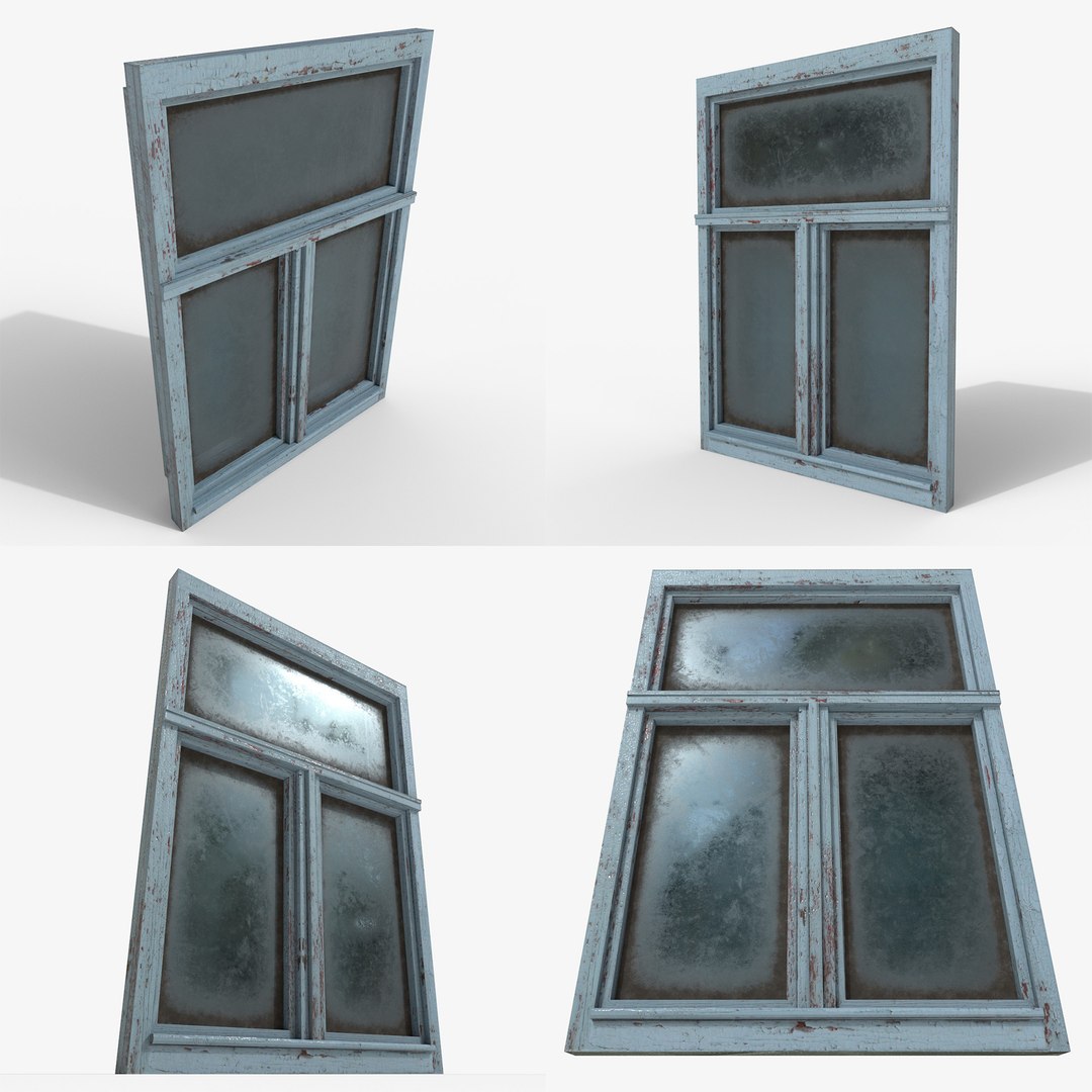 4 Windows Different Pbr 3D Model - TurboSquid 1669415