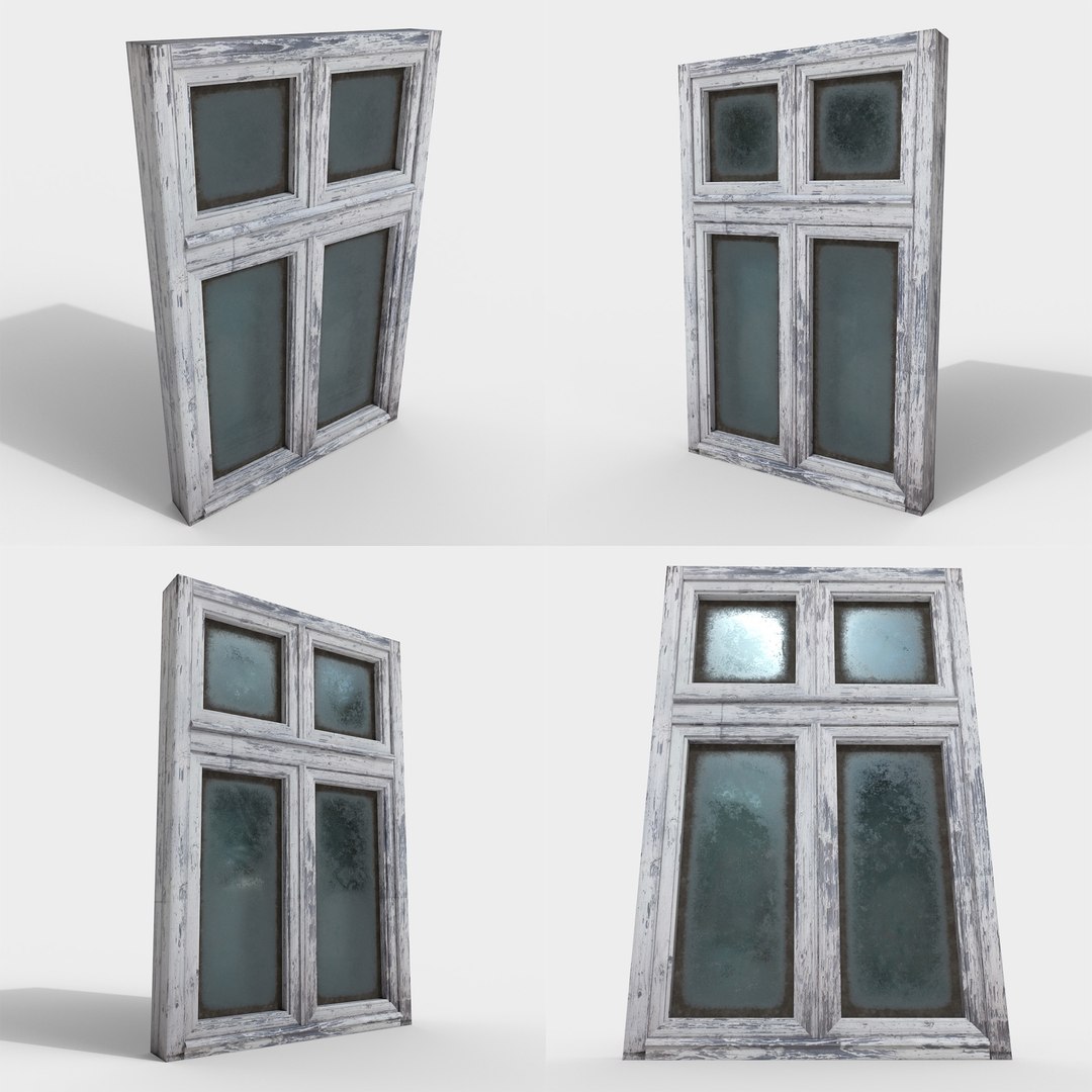 4 Windows Different Pbr 3D Model - TurboSquid 1669415