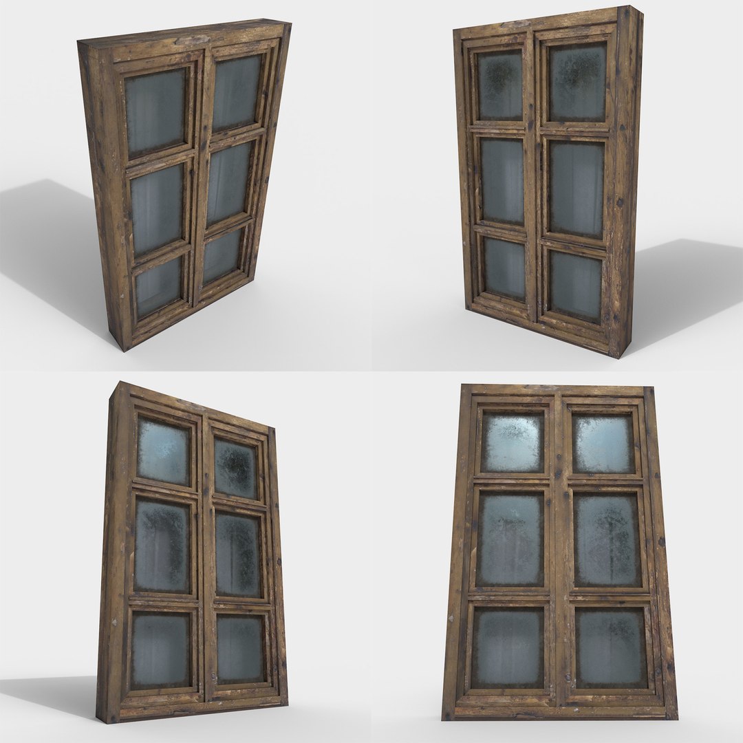 4 Windows Different Pbr 3D Model - TurboSquid 1669415