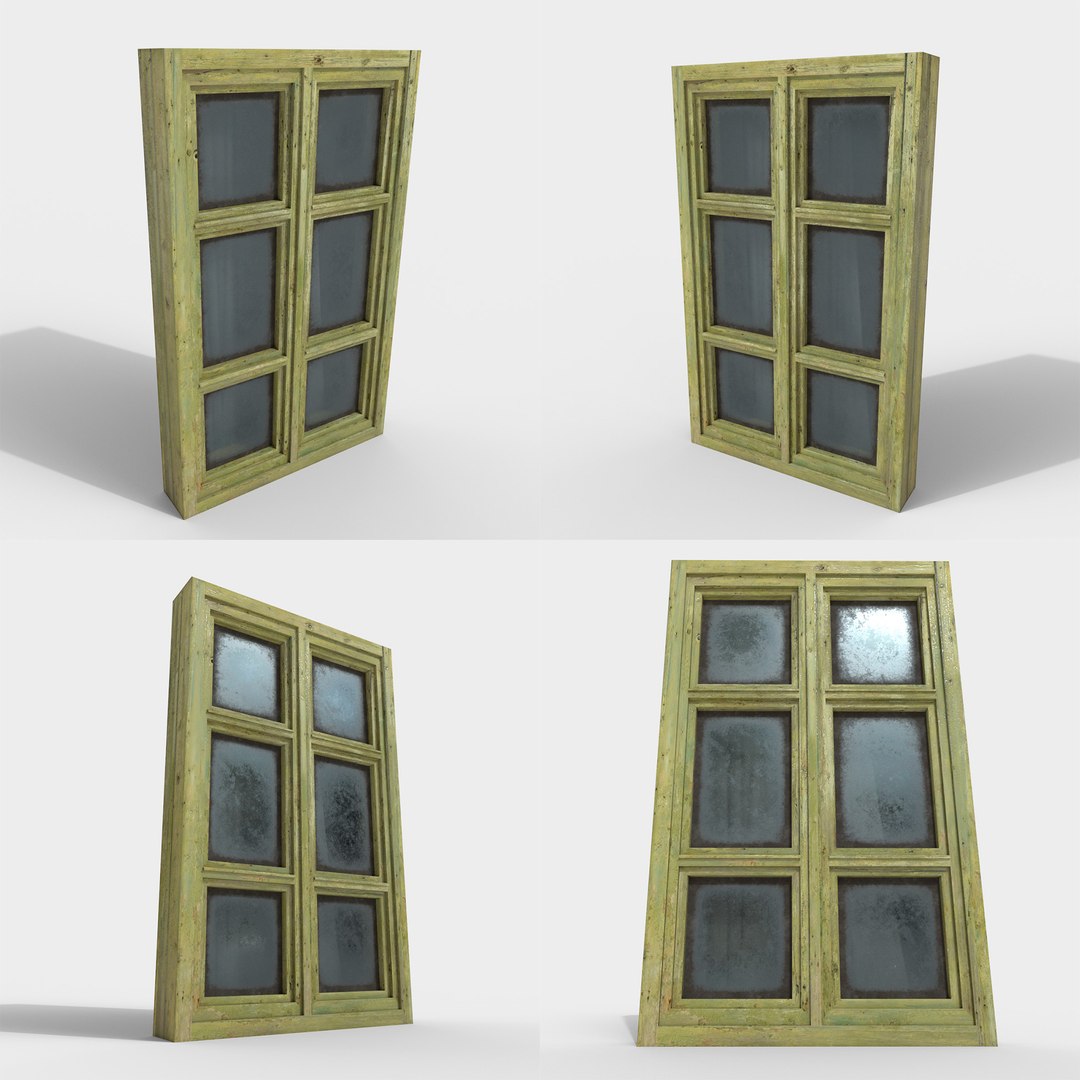 4 Windows Different Pbr 3D Model - TurboSquid 1669415