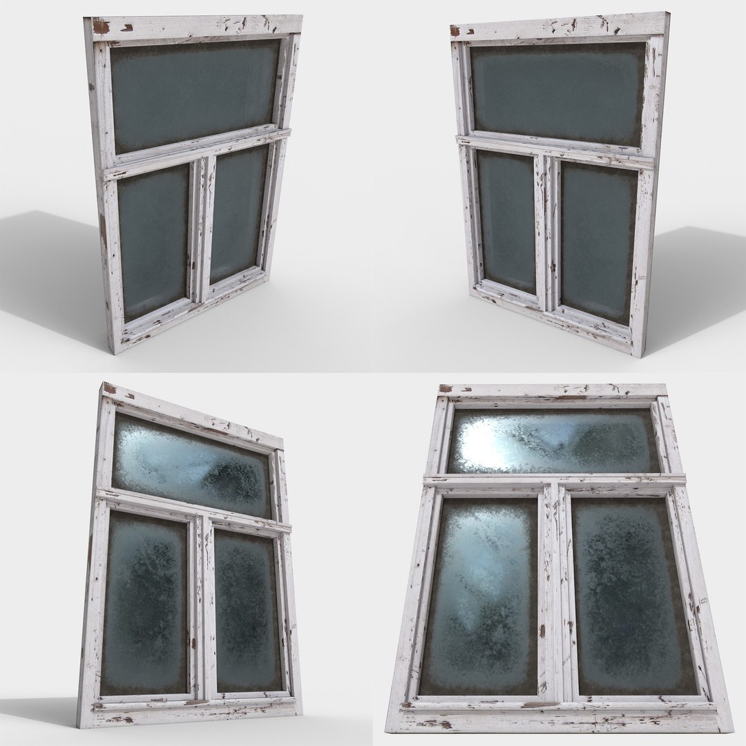 4 Windows Different Pbr 3D Model - TurboSquid 1669415