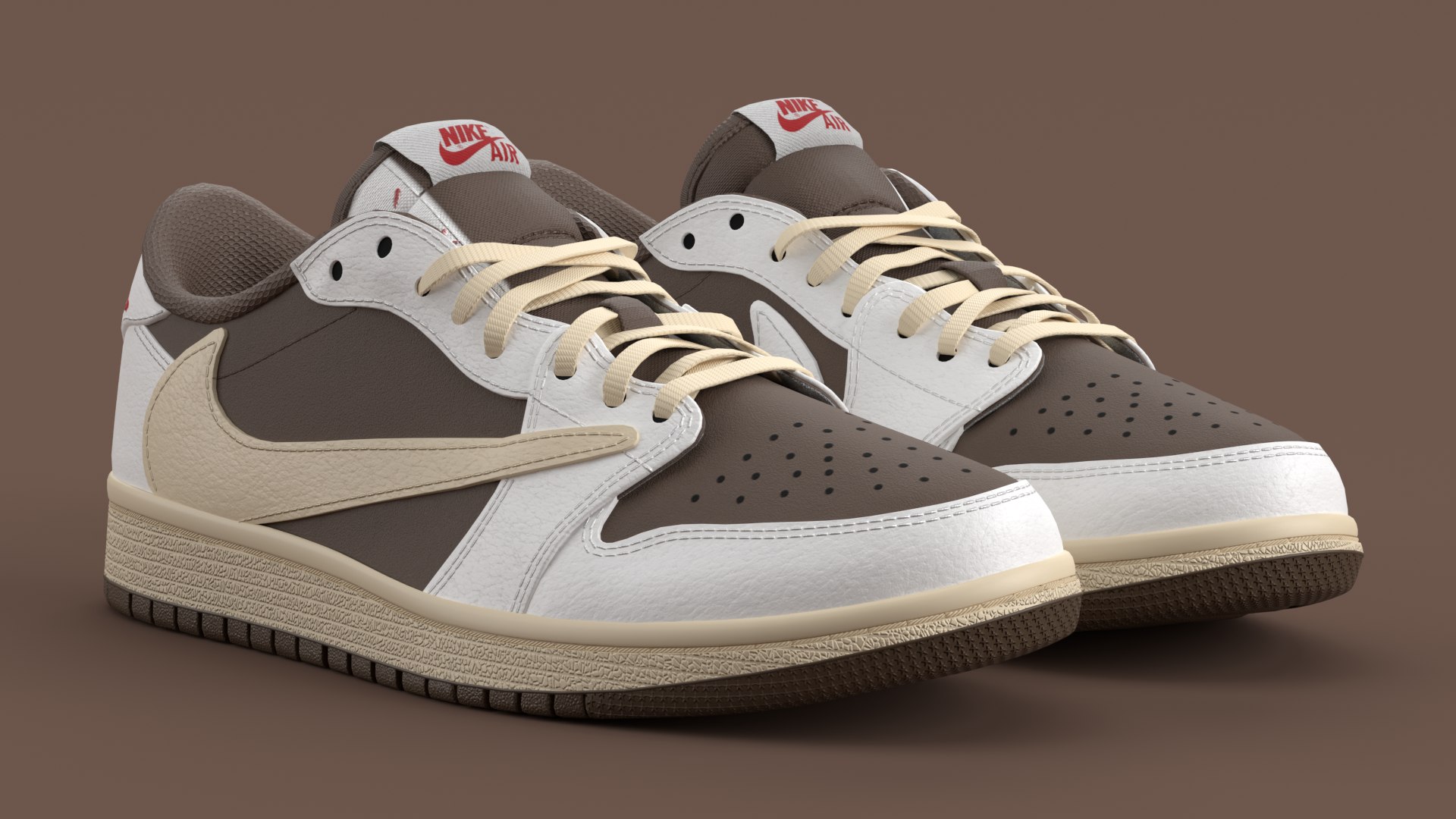 3D Fragment X Air Jordan Reverse Mocha - TurboSquid 2307399