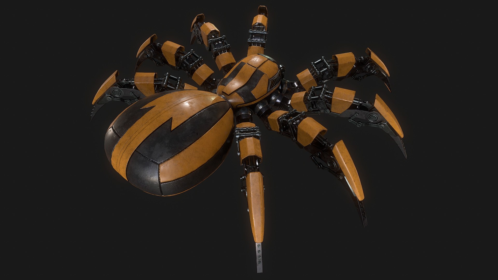 3d spider bot robot