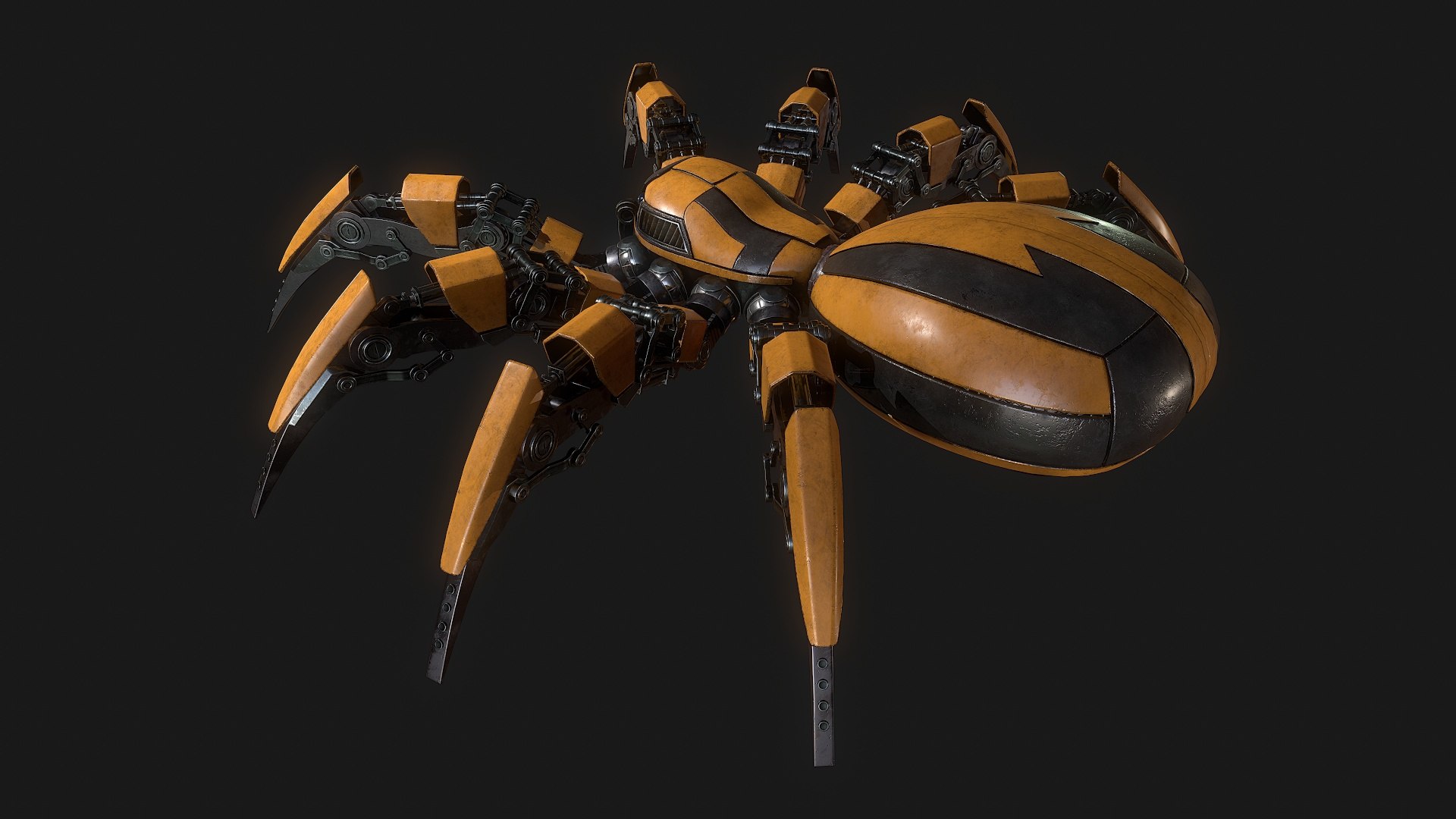 3d spider bot robot