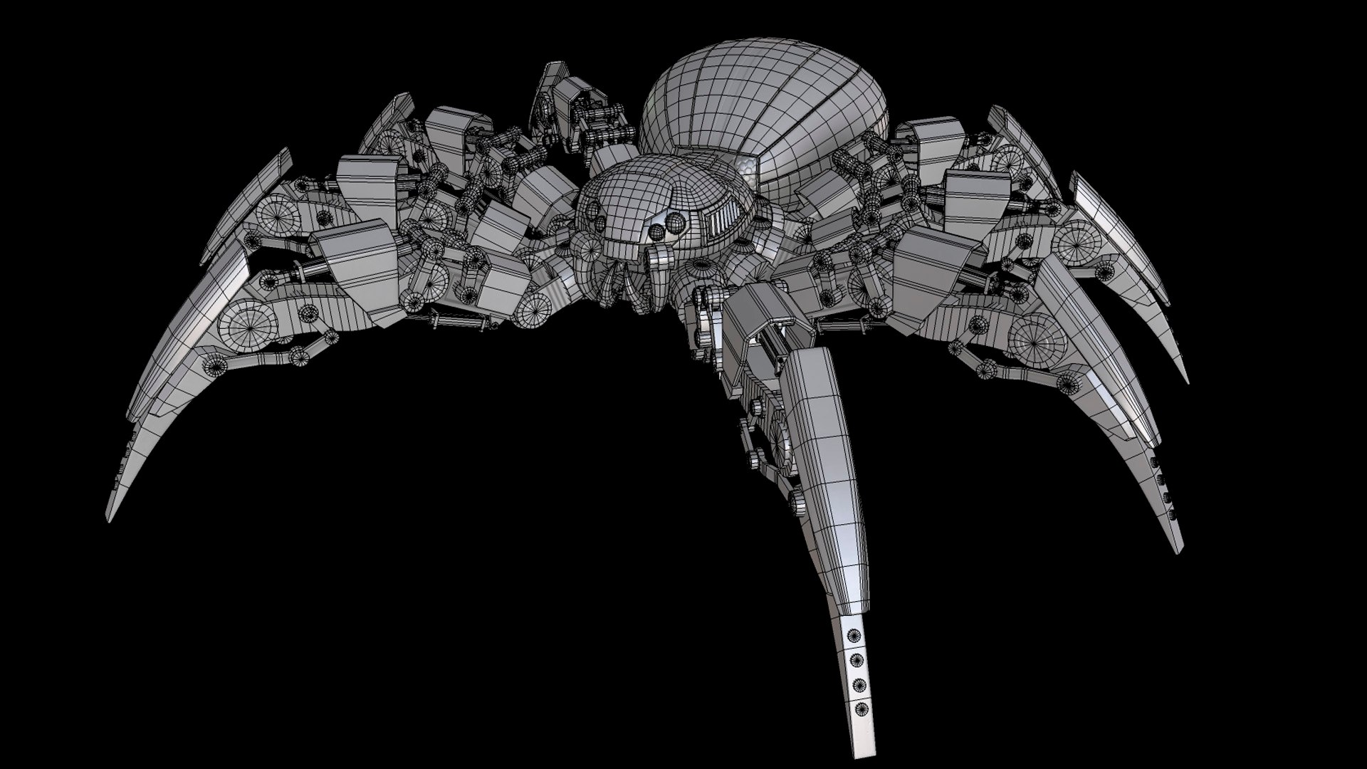 3d spider bot robot