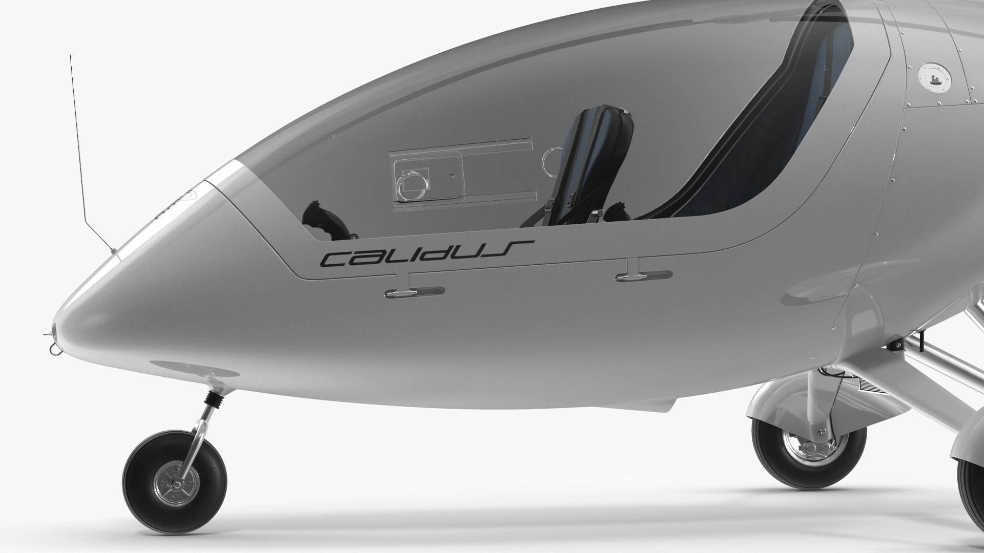 Gyroplane Calidus 912 White Rigged 3D - TurboSquid 2215486