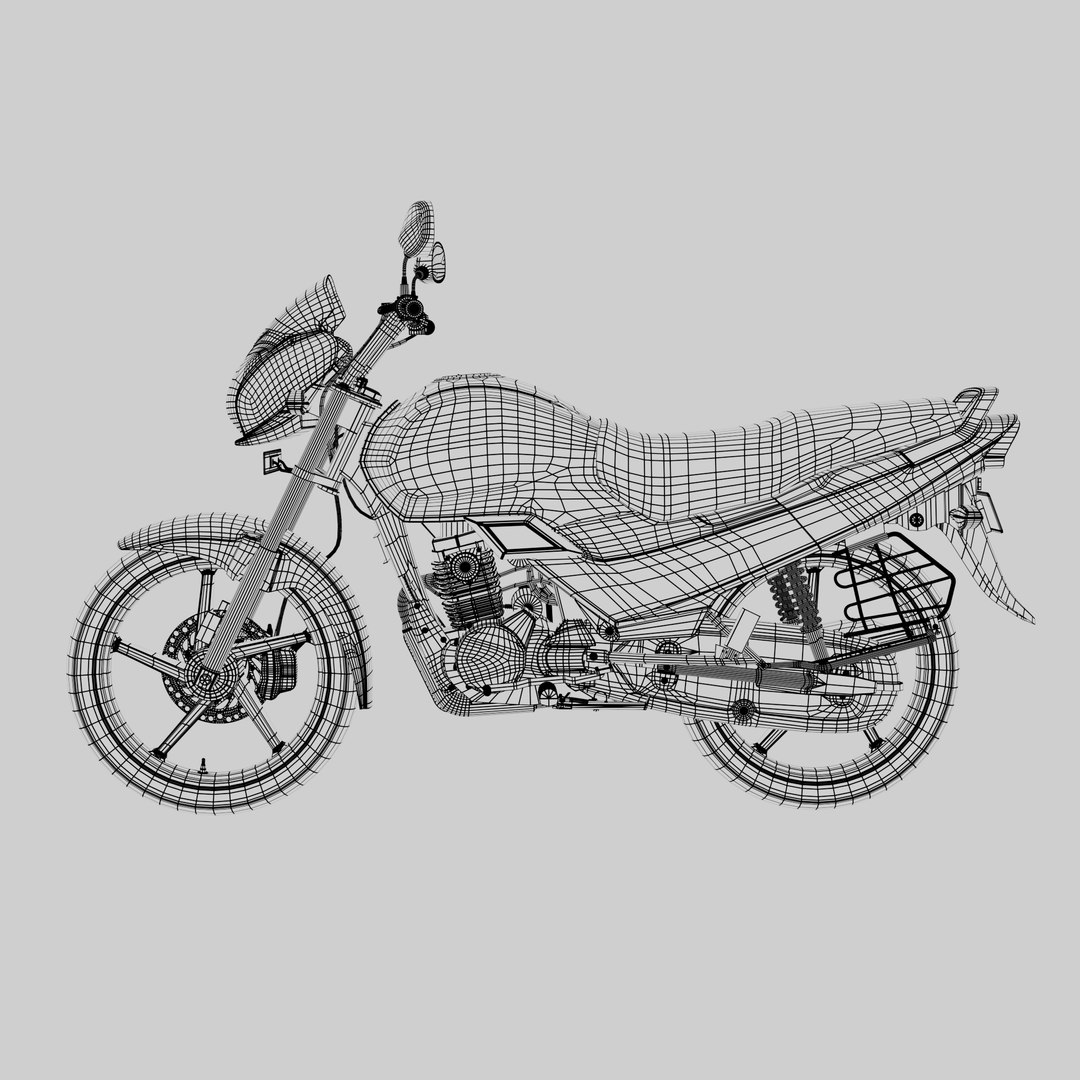 Hero Super Splendor 3D Model - TurboSquid 2225212