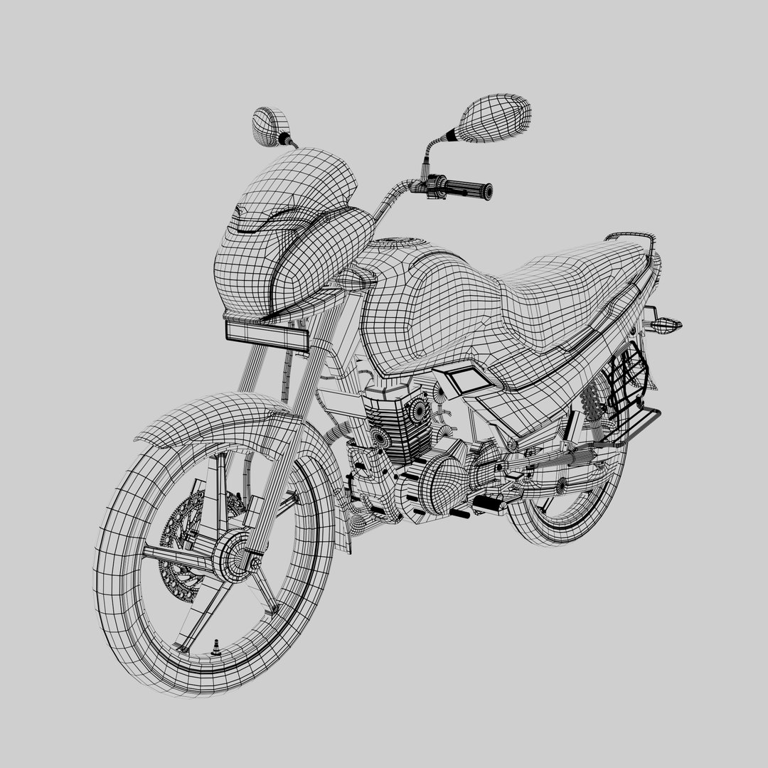 Hero Super Splendor 3D Model - TurboSquid 2225212