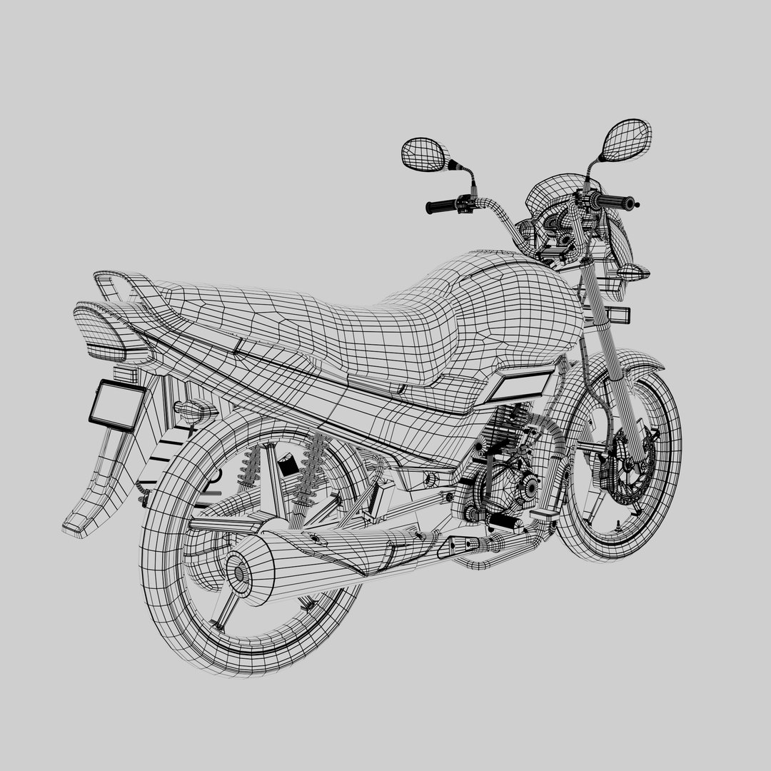 Hero Super Splendor 3D Model - TurboSquid 2225212