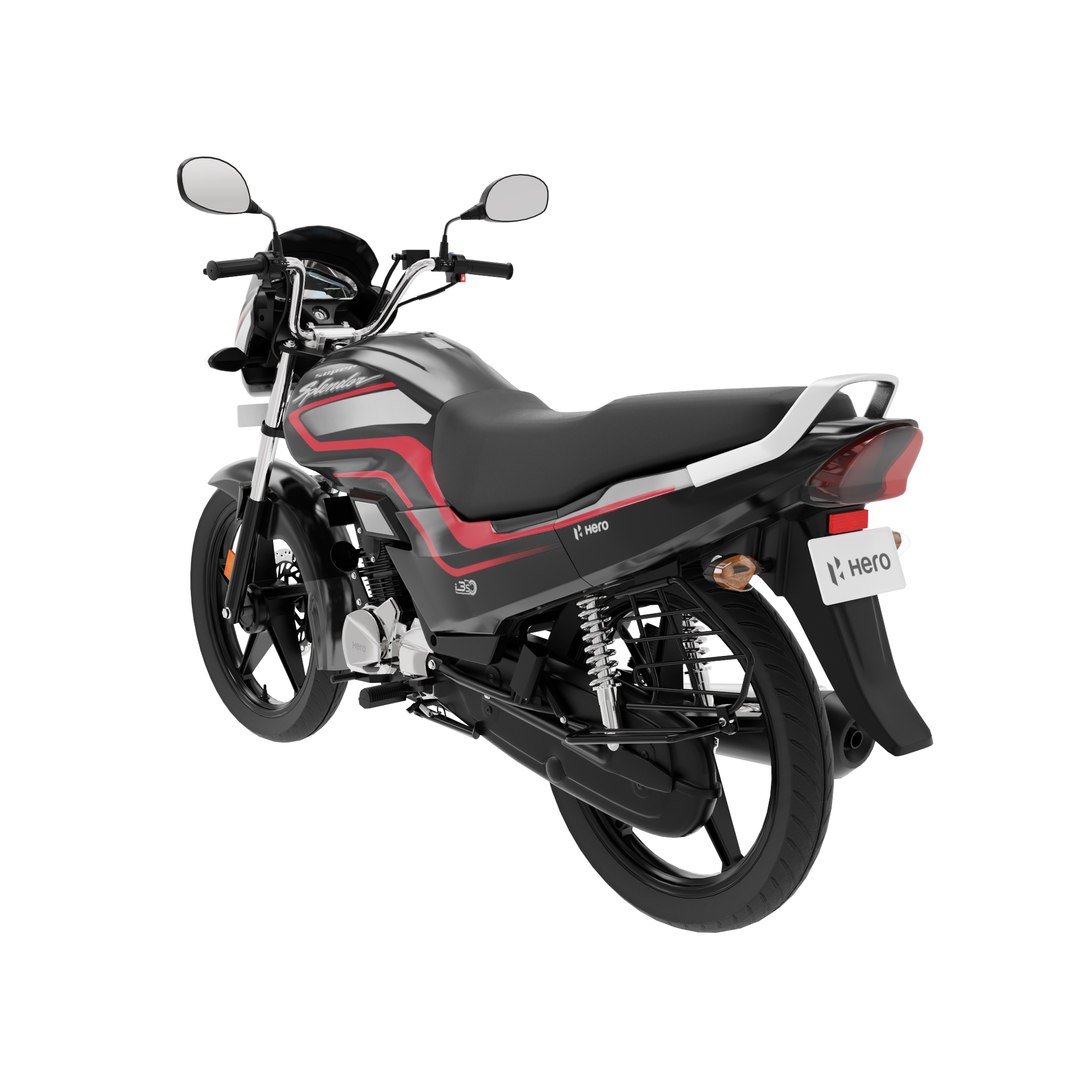 Hero Super Splendor 3D Model - TurboSquid 2225212