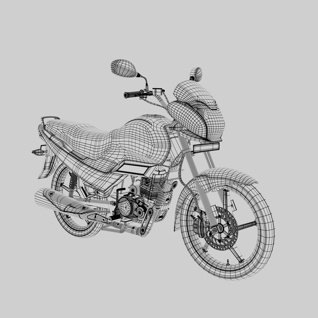 Hero Super Splendor 3D Model - TurboSquid 2225212