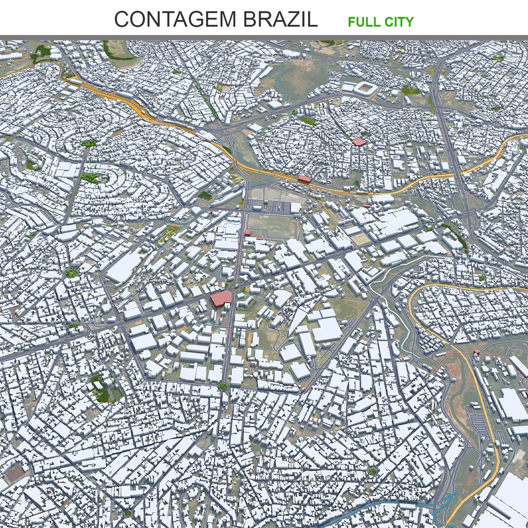Contagem Brazil 3D Model - TurboSquid 2194788