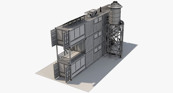 House container 3D model - TurboSquid 1161707